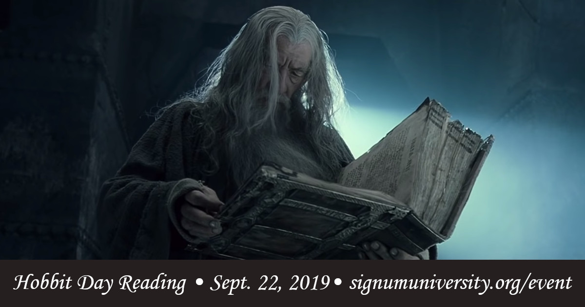 Hobbit Day Readings 2019 - Signum University